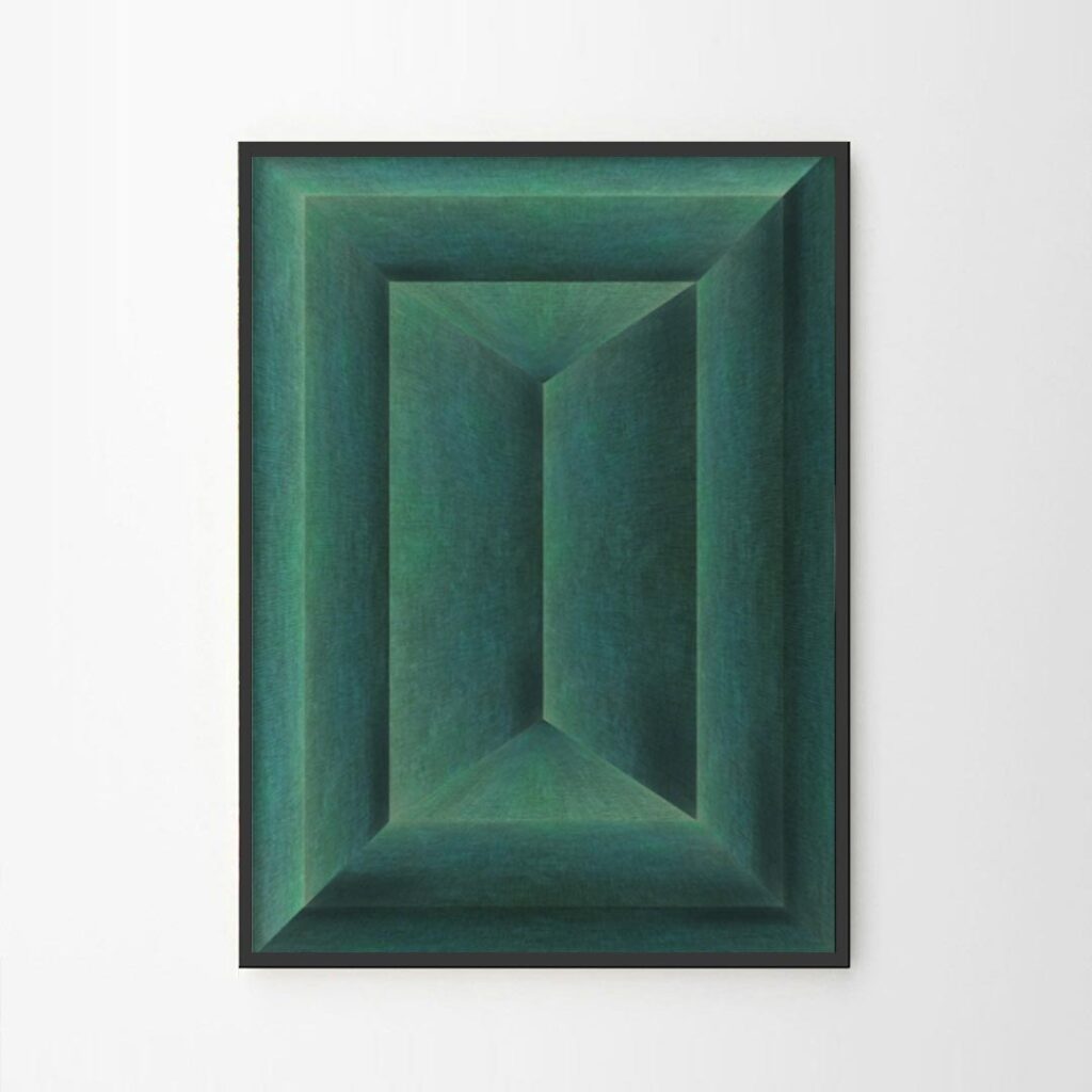 Emerald Green Abstract - DoseArt
